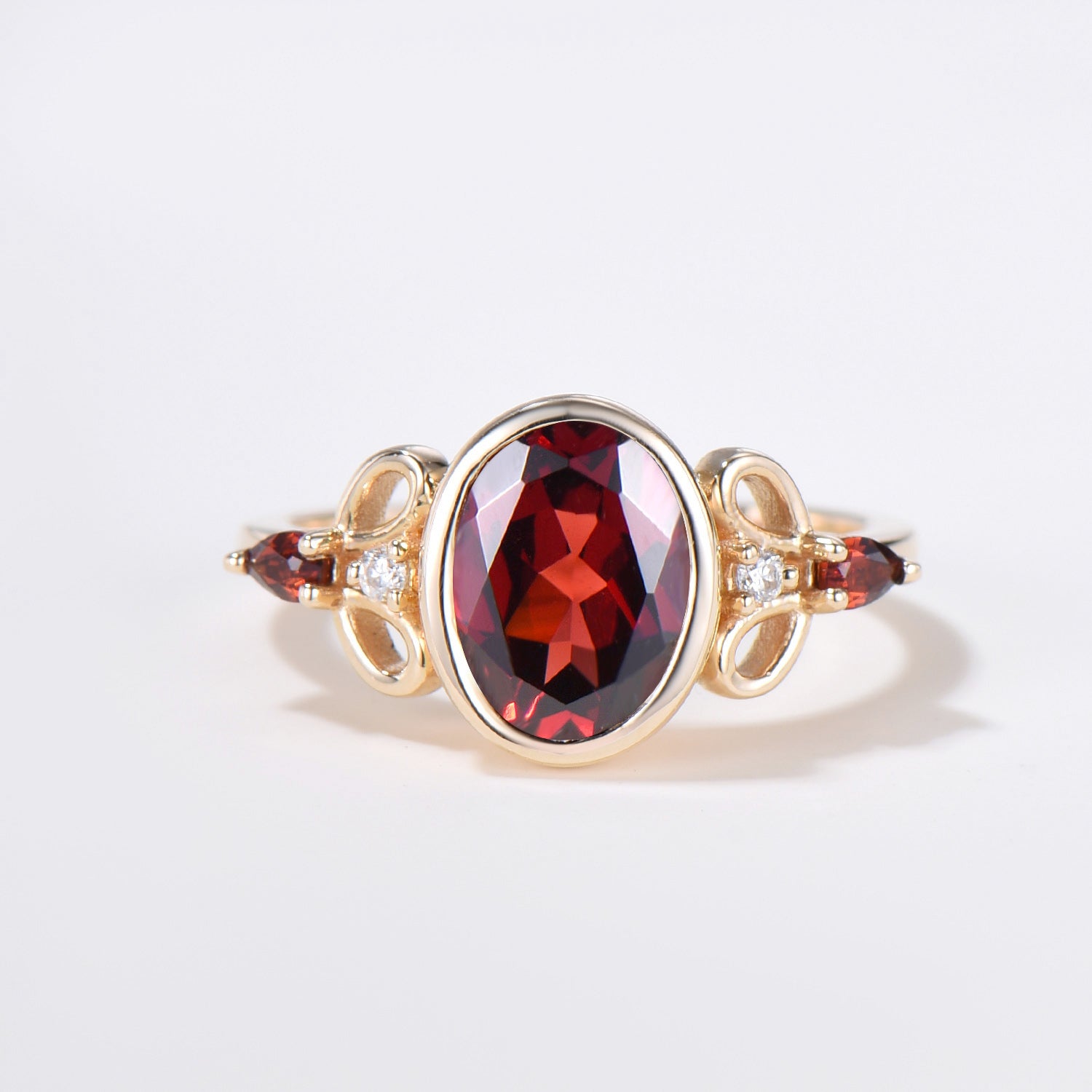 Garnet Engagement Rings | BBBGEM
